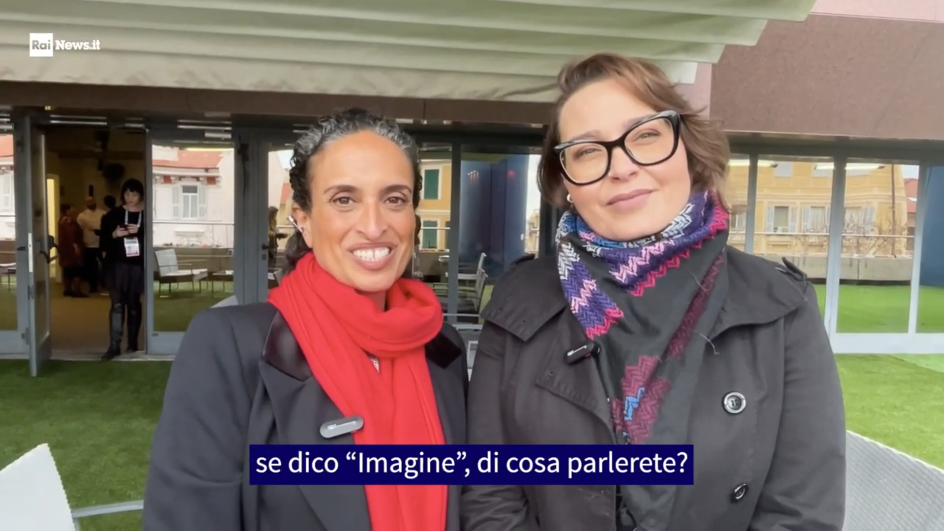 Sanremo, la presa in giro di Imagine: chi è davvero Mira Awad